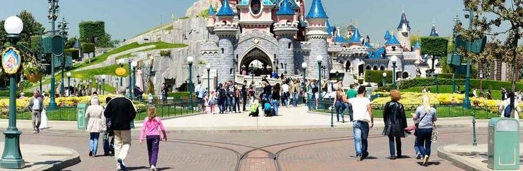 Tarifa del RER entre el centro de París y Disneyland® Marne La Vallée ...