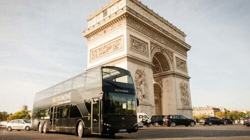 Restaurant gastronomique à bord d’un bus panoramique à Paris • Tarifs ...