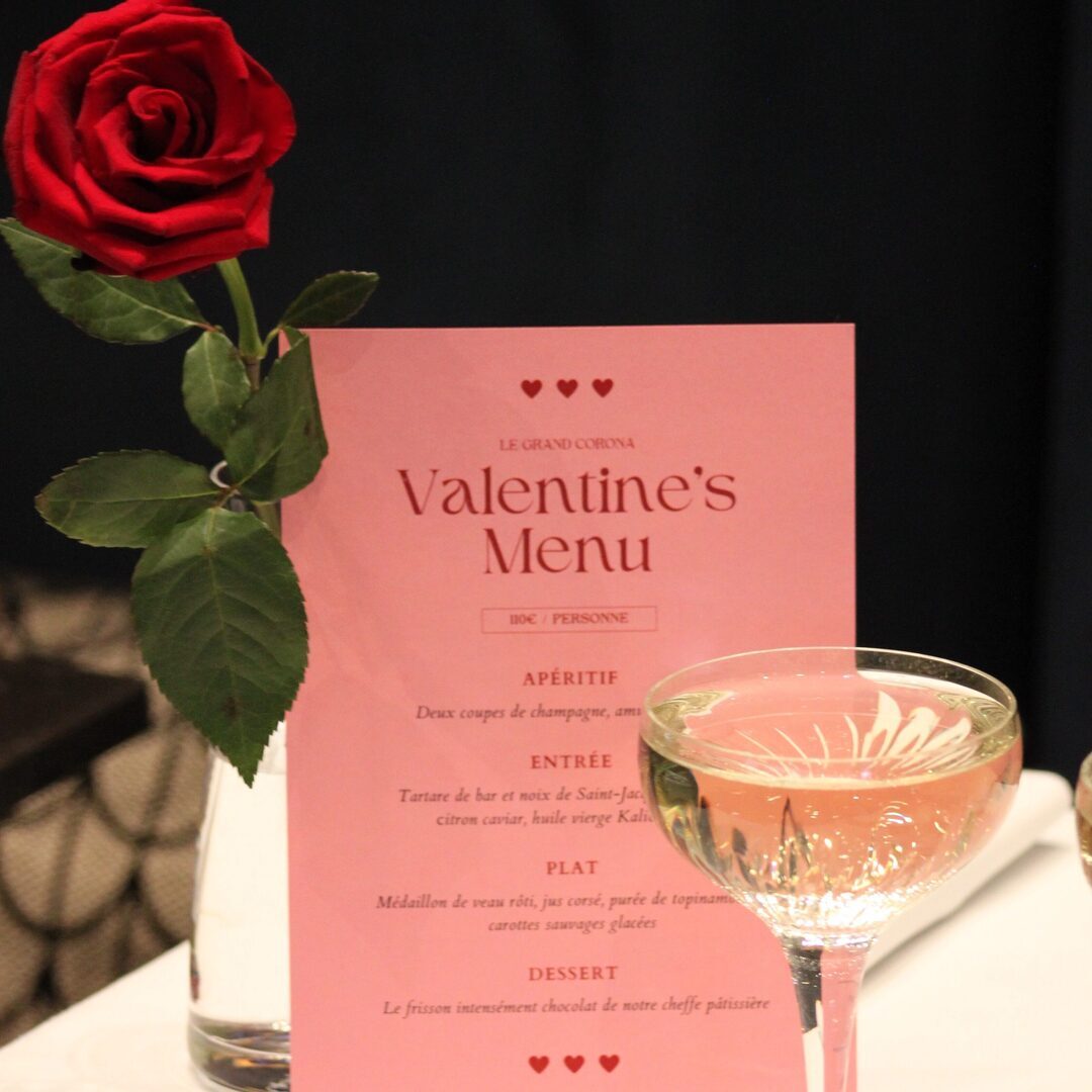 Grand Corona - Célébrez la Saint-Valentin 2027 • Tarifs et réservations